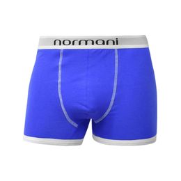 Normani Boxershorts Herren Gr&ouml;&szlig;e L blau / schwarz / wei&szlig;