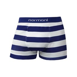 Normani Boxershorts Herren Gr&ouml;&szlig;e M navy / wei&szlig;