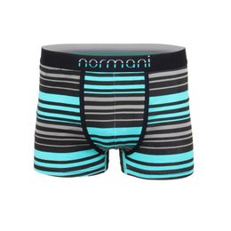 Normani Boxershorts Herren Gr&ouml;&szlig;e M blau / t&uuml;rkis / grau