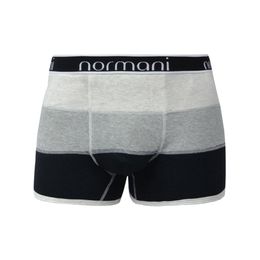 Normani Boxershorts Herren Gr&ouml;&szlig;e M grau / graumeliert / schwarz