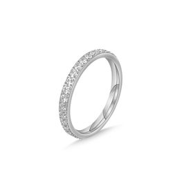 Pure Schmuck Ring 'Deluxe' Damen Gr&ouml;&szlig;e 59 silber