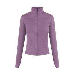 Smilodox Slim Fit Trainingsjacke Fleece Damen Gr&ouml;&szlig;e S lila