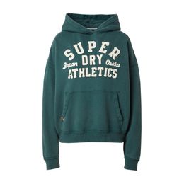 Superdry & Co Sweatshirt 'Essentials' Damen Gr&ouml;&szlig;e XS smaragd / wei&szlig;