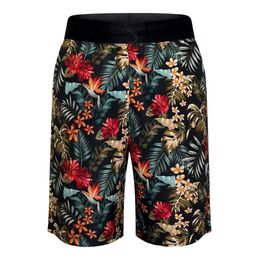 SikSilk Shorts Herren Gr&ouml;&szlig;e 29/30 t&uuml;rkis / dunkelgr&uuml;n / rot / schwarz