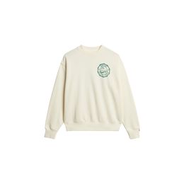 Superdry & Co Sweatshirt 'Lo-fi Outdoor' Damen Gr&ouml;&szlig;e XL creme / gr&uuml;n