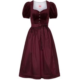 Spieth & Wensky Spieth & Wensky Dirndl 'G&ouml;ttin' Damen Gr&ouml;&szlig;e 40 dunkelrot