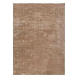 Atticgo Hochflor-Teppich "Loft" in Dunkelbeige - 59% | Gr&ouml;&szlig;e 60x120 cm |