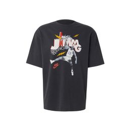 Jordan Shirt 'BRAND JAM 85' Herren Gr&ouml;&szlig;e L grau / rot / schwarz / offwhite