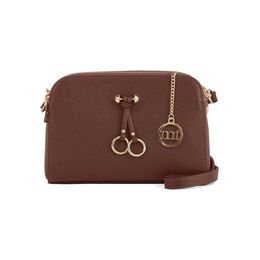 Mia Tomazzi Leder-Umh&auml;ngetasche ''Certosa'' in Braun - (B)24 x (H)16 x (T)8 cm - 78% | Damen-taschen