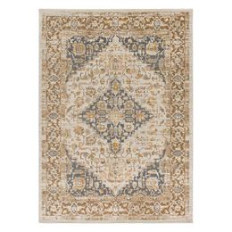 Atticgo Kurzflor-Teppich "Delta" in Beige - 60% | Gr&ouml;&szlig;e 133x190 cm |