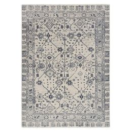 Atticgo Kurzflor-Teppich "Siroco" in Beige/ Grau - 58% | Gr&ouml;&szlig;e 80x200 cm |