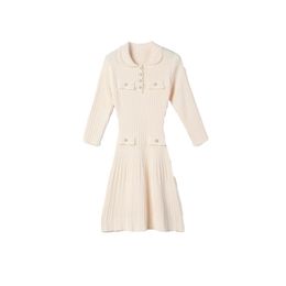 Camomilla Italia Kleid 'ALOE' Damen Gr&ouml;&szlig;e 44 creme Winterkleid