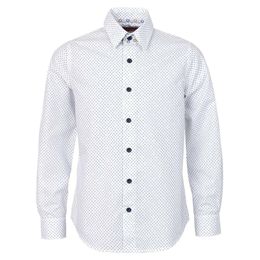 G.O.L. FINEST COLLECTION Hemd - Slim fit - in Wei&szlig; - 52% | Gr&ouml;&szlig;e 140 | Kinder-blusen-hemden