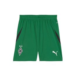 Puma Sporthose 'Borussia M&ouml;nchengladbach' Jungen Gr&ouml;&szlig;e 140 gr&uuml;n / schwarz / wei&szlig;