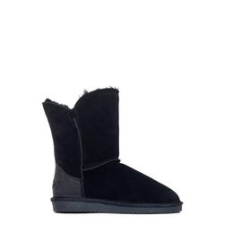 NICEBAY Leder-Winterboots "Honelly" in Schwarz - 80% | Gr&ouml;&szlig;e 38 | Damen-stiefel