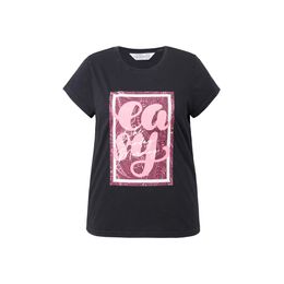 Studio Untold Shirt Damen Gr&ouml;&szlig;e 7XL/8XL pink / schwarz