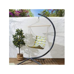 Garden Spirit H&auml;ngesessel in Gelb/ Gr&uuml;n - (B)50 x (H)50 x (T)50 cm - 70% | Garten-moebel