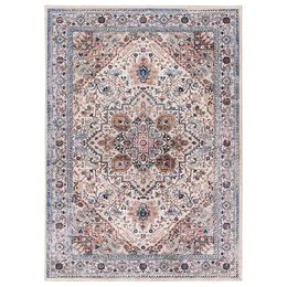 Atticgo Kurzflor-Teppich "Class" in Creme/ Hellblau - 54% | Gr&ouml;&szlig;e 160x230 cm |