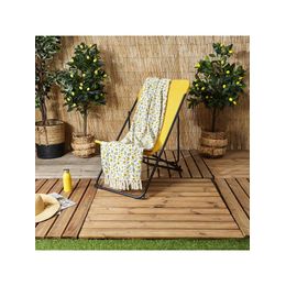 Garden Spirit Wohndecke in Gelb/ Gr&uuml;n - (L)150 x (B)120 cm - 43% | Decken