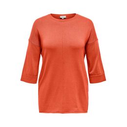 Only Carmakoma Pullover in Orange - 55% | Gr&ouml;&szlig;e 50/52 | Damen-pullover-cardigans