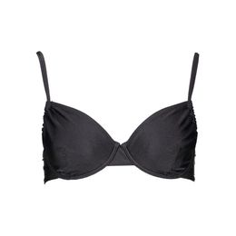 Lascana Bikini-Oberteil in Anthrazit - 46% | Gr&ouml;&szlig;e 40D-Cup | Damen-bademode