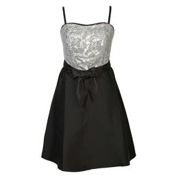 G.O.L. FINEST COLLECTION Ballkleid in Schwarz/ Silber - 56% | Gr&ouml;&szlig;e 170 | Kinderkleider