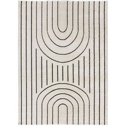 Moma Kurzflor-Teppich "Blanche" in Beige - 58% | Gr&ouml;&szlig;e 160x230 cm |