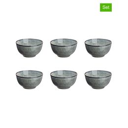 Bj&ouml;rn 6er-Set: Schalen "Zen" in Grau - &Oslash; 14 cm - 67% | Gedeckter-tisch