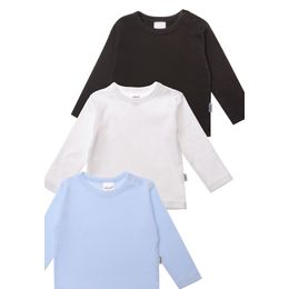 Liliput Langarmshirt Jungen Gr&ouml;&szlig;e 74/80 blau / schwarz / wei&szlig;
