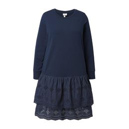 Ulla Popken Kleid Damen Gr&ouml;&szlig;e 58/60 marine Winterkleid