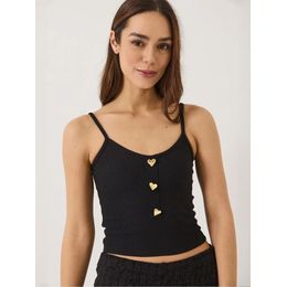 Bianco Lucci Top Damen Gr&ouml;&szlig;e M schwarz