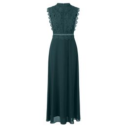 Apart Abendkleid Damen Gr&ouml;&szlig;e 44 dunkelgr&uuml;n Winterkleid