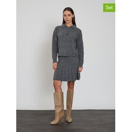 BGN 2tlg. Outfit in Grau - 82% | Gr&ouml;&szlig;e 38 | Damen-pullover-cardigans