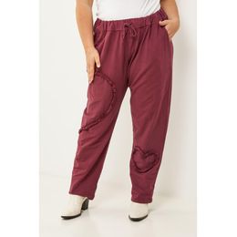Curvy Lady Hose in Bordeaux - 72% | Gr&ouml;&szlig;e 48/50 | Damenhosen