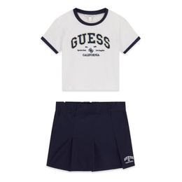Guess Set M&auml;dchen Gr&ouml;&szlig;e 128 dunkelblau / wei&szlig;