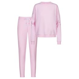 Mey Pyjama 'Cozy Nights' Damen Gr&ouml;&szlig;e XXL rosa Winterkleid