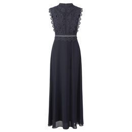 Apart Abendkleid Damen Gr&ouml;&szlig;e 46 nachtblau Winterkleid