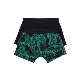 JP1880 Boxershorts Herren Gr&ouml;&szlig;e 4XL smaragd / jade / schwarz