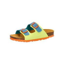 Lico Pantolette Jungen Gr&ouml;&szlig;e 26 azur / gelb / orange