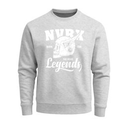 Neverless Sweatshirt 'Legends Race Skull' Herren Gr&ouml;&szlig;e XXXL grau
