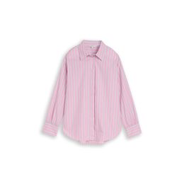 Tom Tailor Denim Bluse Damen Gr&ouml;&szlig;e XS pink / wei&szlig;