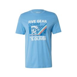 s.Oliver T-Shirt Herren Gr&ouml;&szlig;e XXXL blau / hellblau / rot / wei&szlig;