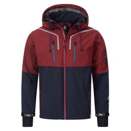 Rock Creek Outdoorjacke Herren Gr&ouml;&szlig;e L navy / weinrot