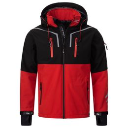 Rock Creek Outdoorjacke Herren Gr&ouml;&szlig;e XXXL hellrot / schwarz