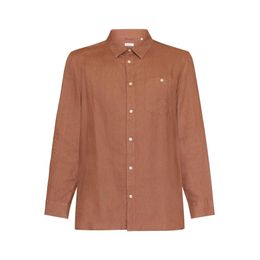 KnowledgeCotton Apparel Hemd Herren Gr&ouml;&szlig;e XL bronze