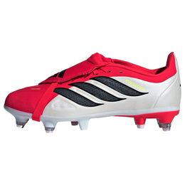 adidas Performance Fu&szlig;ballschuh 'Predator League' Jungen Gr&ouml;&szlig;e 22 silbergrau / cranberry / schwarz