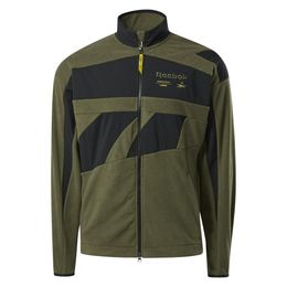 Reebok Sportjacke Herren Gr&ouml;&szlig;e M khaki / schwarz