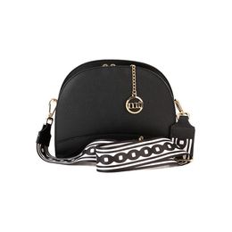Mia Tomazzi Leder-Umh&auml;ngetasche "Marghera" in Schwarz - (B)26 x (H)20 x (T)8 cm - 75% | Damen-taschen