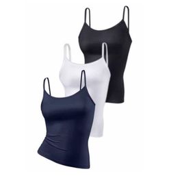 Vivance Unterhemd Damen Gr&ouml;&szlig;e L navy / schwarz / wei&szlig;