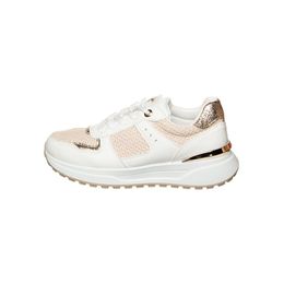 Sixth Sens Sneakers in Wei&szlig;/ Beige/ Gold - 58% | Gr&ouml;&szlig;e 39 | Damen-sneakers